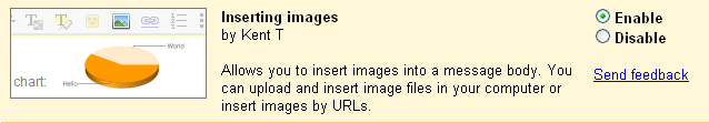 How to : Insert inline images in gmail