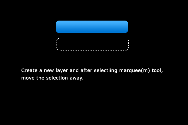 Create rounded corner buttons in photoshop using gradient
